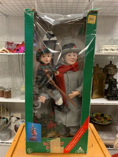 Bob Cratchit Tiny Tim Animated Decoration EstateSales Org