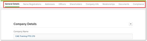 Annual Return Data Checklist Cas 360 Singapore