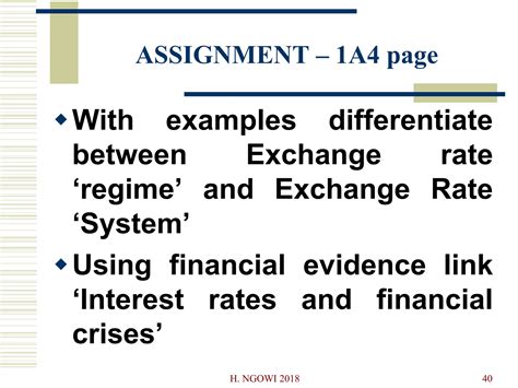 1st Lecture Introduction To International Finance Pdf