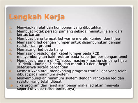 Traffic Light Dengan Atmega16 Pptx