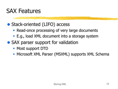 PPT Storing XML PowerPoint Presentation Free Download ID