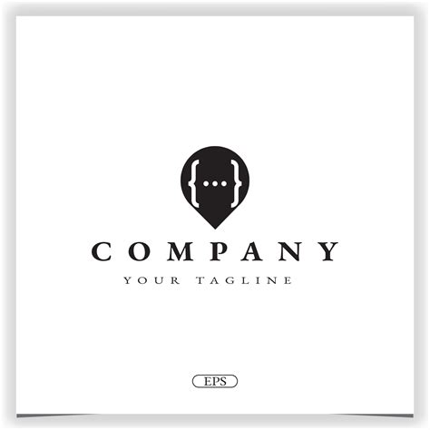 Pin Coding Or Programmer Logo Premium Elegant Template Vector Eps 10 20971176 Vector Art At Vecteezy