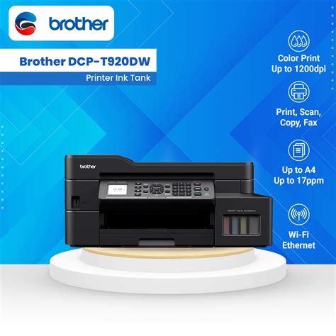 Jual Brother Printer Inkjet Inktank Multifunction Mfc T920dw T920 Dw T 920dw All In One Print