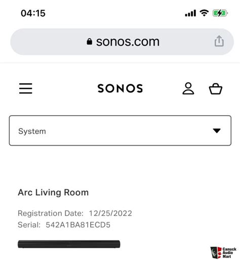 Sonos Arc SL Shadow Black Edition Photo 4248678 Canuck Audio Mart
