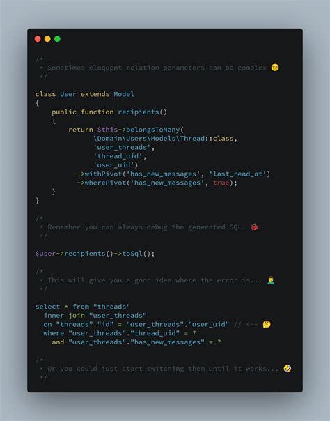 Anyone Else Has Problems With Complex Eloquent Relation Parameters R