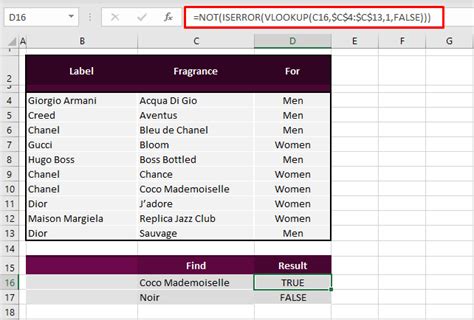 Check If A Value Is In A List In Excel Quick Easy Ways