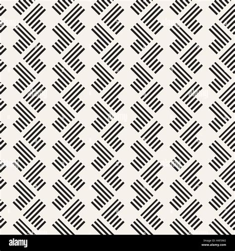 Seamless Pattern With Stripes Vector Abstract Background Stylish