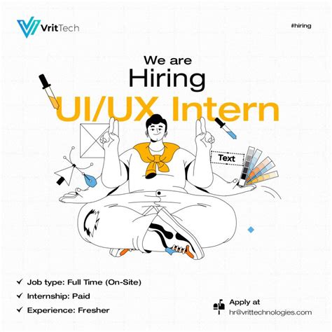 Uiux Intern Position At Vrit Technologies🌟 Are You Passionate About