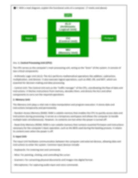 Solution Basics Of Computer Hardware And Software Studypool