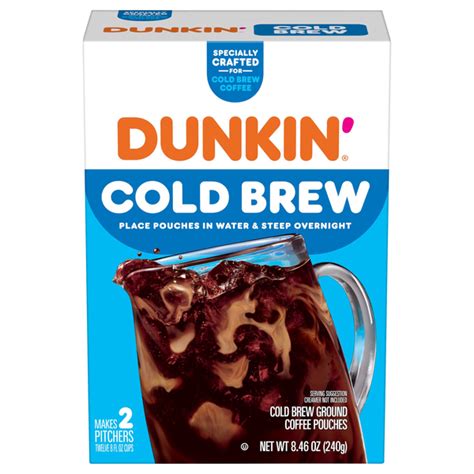 Save On Dunkin Cold Brew Coffee Packs 2 Ct Order Online Delivery