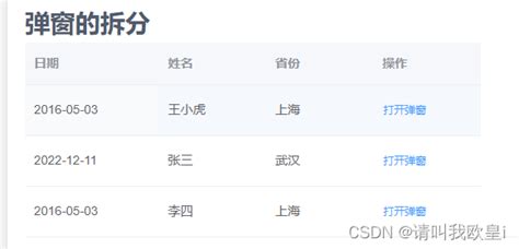 El Dialog父子传值弹窗实现弹窗内容较多时分开写el Dialog父子组件使用 Csdn博客