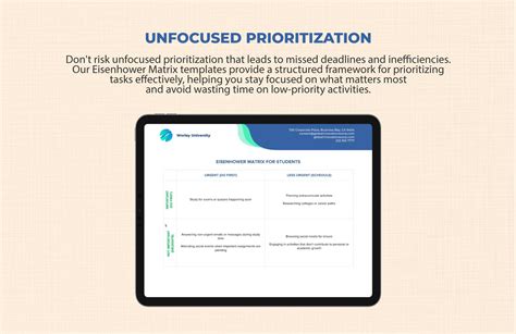 Eisenhower Matrix For Babes Template Template Net