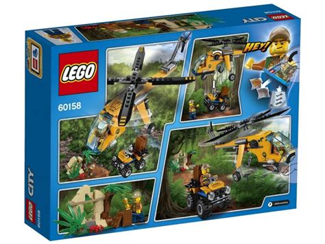 LEGO 60158 Джунглі: Вантажний вертоліт, в інтернет-магазині playzone.com.ua