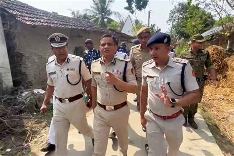 Rajeev Kumar Dgp Rajeev Kumar Visits Sandeshkhali Dgtl Anandabazar