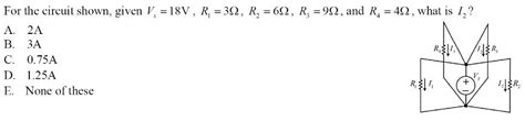 solved for the circuit shown given