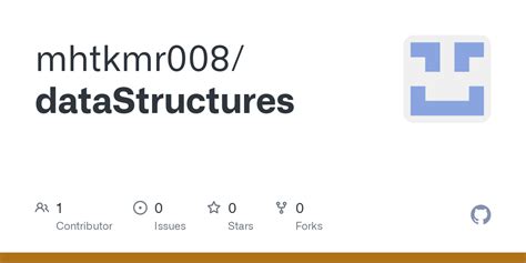 github mhtkmr008 datastructures