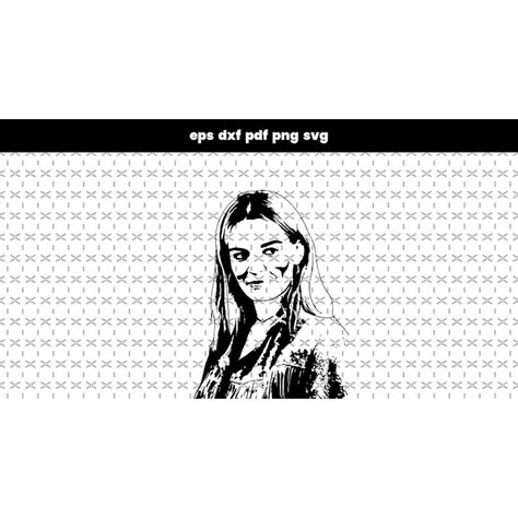 Maeve Sex Education SVG Files For Laser Cut DXF PDF Patter Inspire