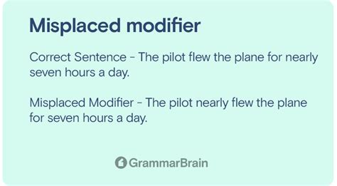 What Is A Misplaced Modifier Examples Definition How To Fix