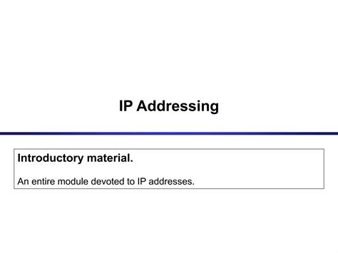 Ip And Cidr Ipv6 Addressingppt