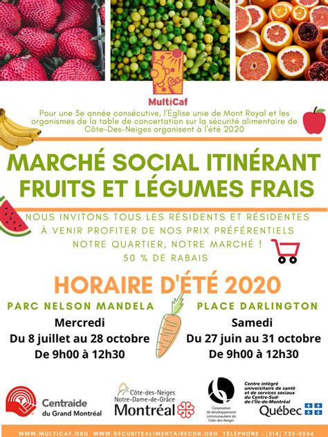 MarchÉ Social ItinÉrant Fruits Et LÉgumes Frais By Jennifer Auchinleck Flipsnack