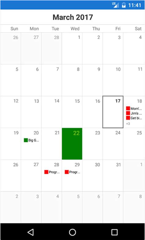Ui For Xamarin Deep Dive User Productivity With Calendar