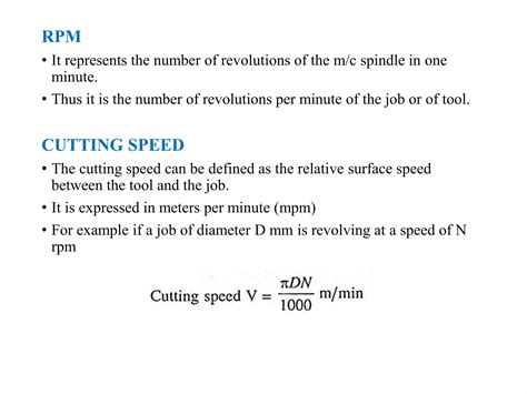 Machining Time Calculation Pptx