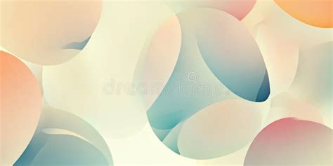 A White Background With Soft Overlapping Circular Shapes That Gently Fade Into The Background