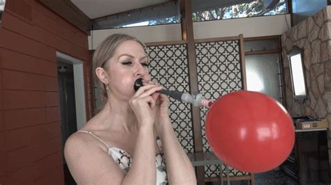 Sydney Tries Out A Prototype Lung Exerciser Mp4 1080p The Inflation Laboratory Clips4sale