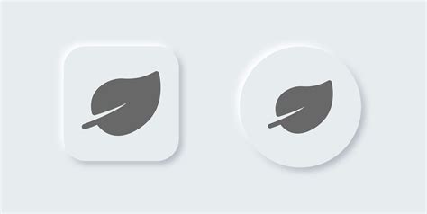 Environmental Solid Icon In Neomorphic Design Style Eco Signs Vector Illustration 36269330