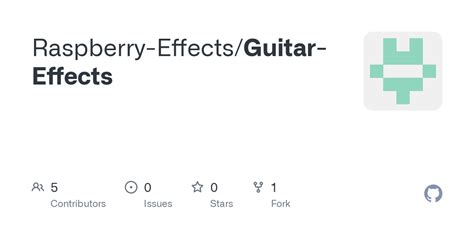GitHub Raspberry Effects Guitar Effects