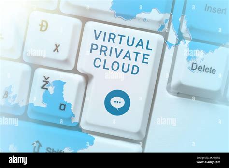 Text Sign Showing Virtual Private Cloud Business Idea Configurable