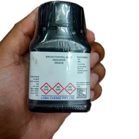 Bromothymol Blue Indicator 25gm Loba India Srm Trading Corporation