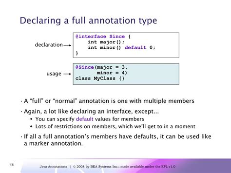 Ppt An Introduction To Java Annotations Walter Harley Bea Systems Inc