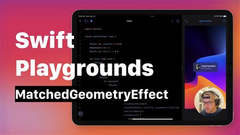 Matchedgeometryeffect In Swift Playgrounds Youtube