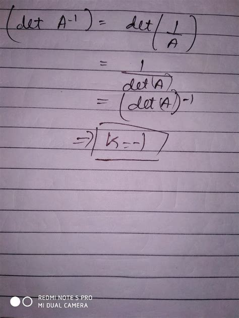 T Any Scalar K Non Zero KA