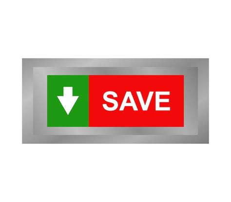 Premium Vector Save Button