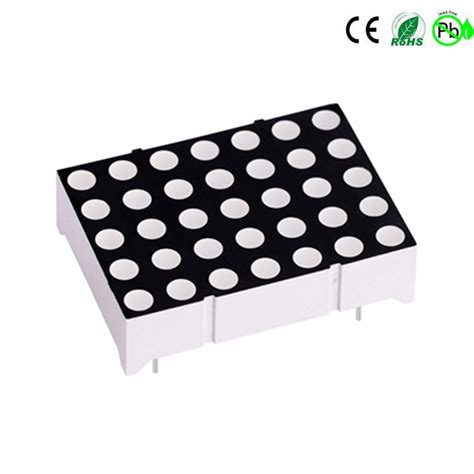 OEM 40X40mm RED 16x16 Dot Matrix Led Display Customized Factory Supplier Manufacturer