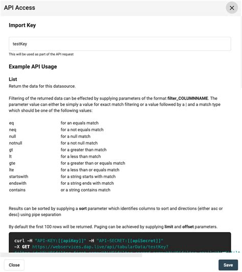 Using The Api Access Tool In Your Datasources Dns Research Federation