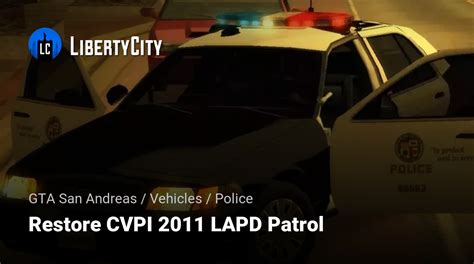 Restore Cvpi 2011 Lapd Patrol For Gta San Andreas