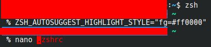 Changing Zsh Autosuggestions Color