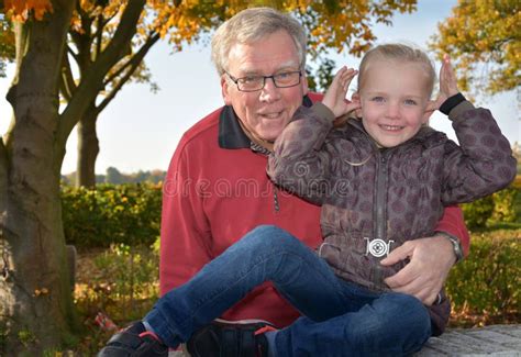 Grandpa Is The Best He And His Granddaughter Spending Time Together
