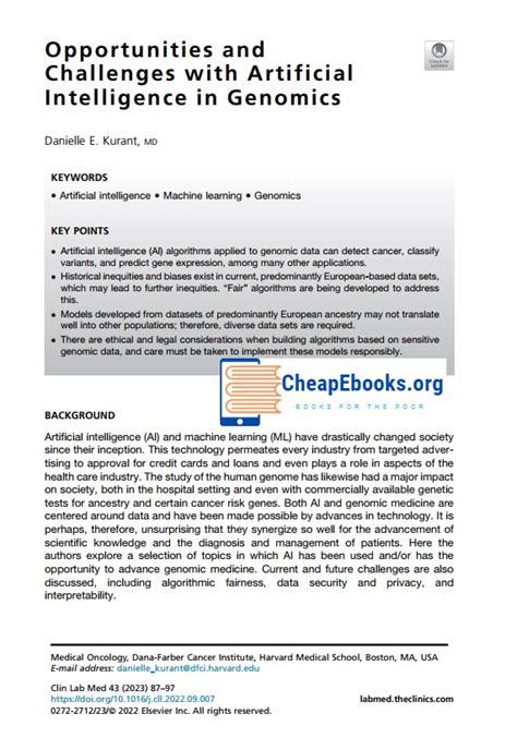 Opportunities And Challenges With Artificial Intelligence In Genomics