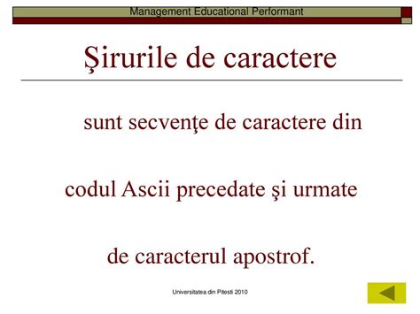 Management EducaŢional Performant Limbajul De Programare Borland Pacal