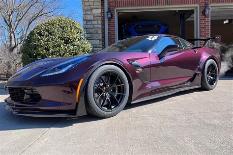 Chevrolet C7 Corvette Grand Sport With 18 Vs 5rs In Satin Black On
