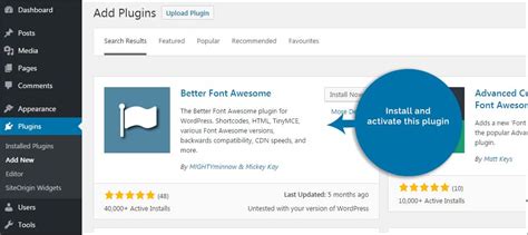 How To Add A WordPress Icon Font Or Image GreenGeeks