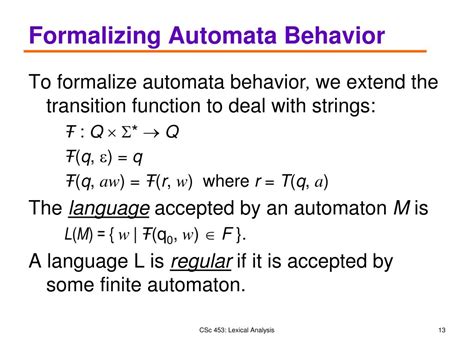 ppt csc 453 lexical analysis scanning powerpoint presentation free