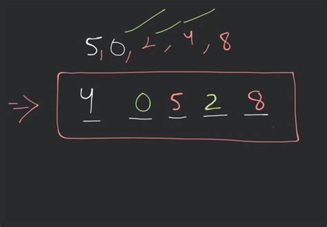 2 write the smallest 5 digit number formed by using the digits 5 0 2 4 a
