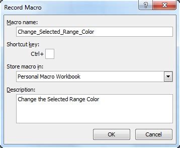 Record Macro In Excel Analysistabs