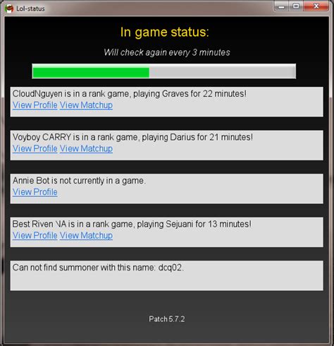 GitHub LongPotato Lol Status Check League Of Legends Game Status
