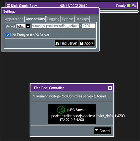 Avoiding Pump Stop When Njspc Container Is Stopped · Tagyoureit Nodejs Poolcontroller